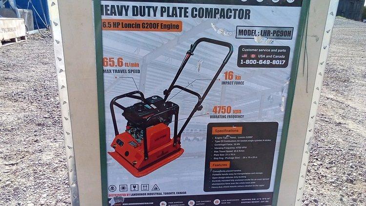 #3053 - Unused 2024 Landhonor Heavy Duty Plate Compactor (#18500717)