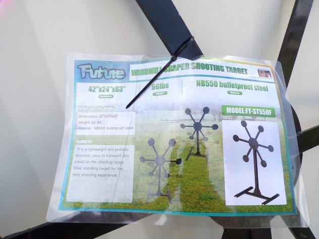 #1837 - Steel Windmill Shooting Target* (#21080612)