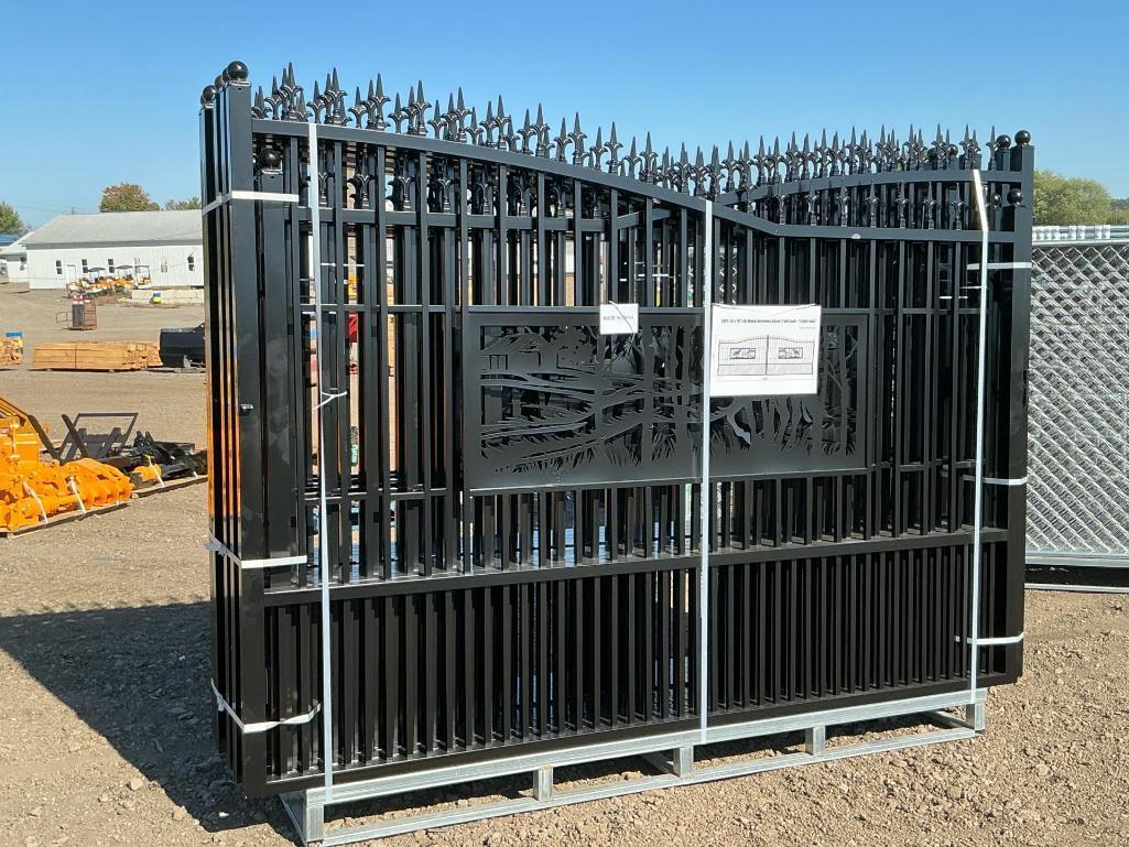 #1833 - 20 Ft. Bi-parting Driveway Gates (#22636788)